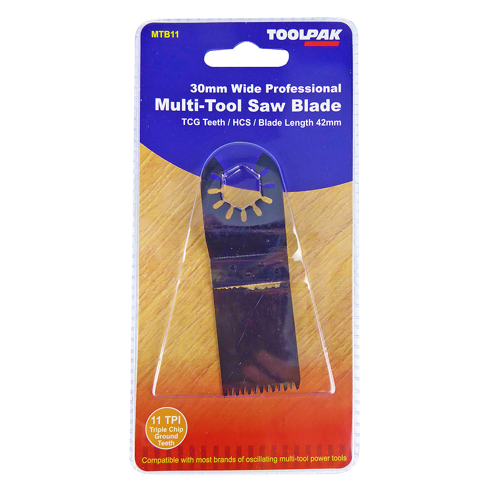 30mm 11TPI Fast Wood/Plastic Cutting TCG Multi-Tool Blade